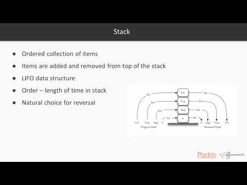 Python Data Structures and Algorithms: Examples on Stacks in Python | packtpub.com