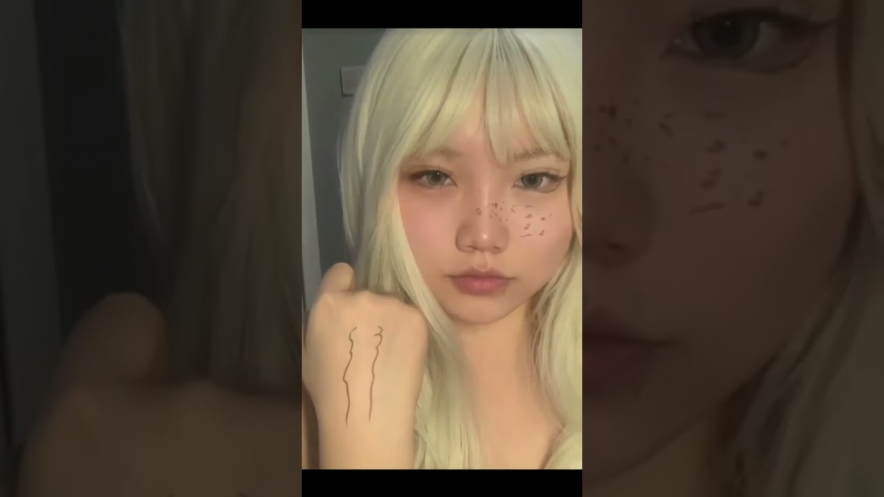 watch her transformation . ulzzang