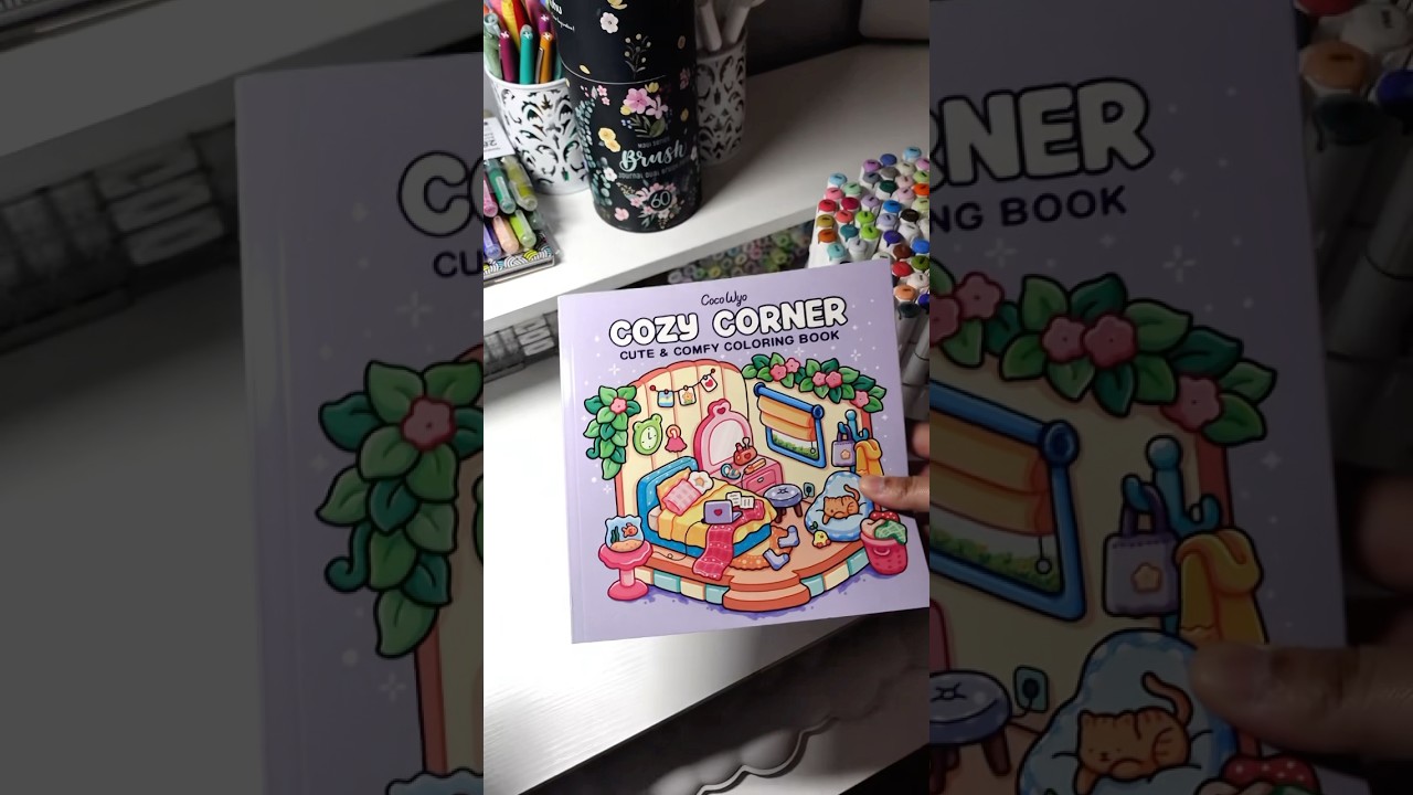 | Cozy Corner by Coco Wyo #cozycorner #cozycornercoloringbook #unboxing #unboxingvideo #cocowyo