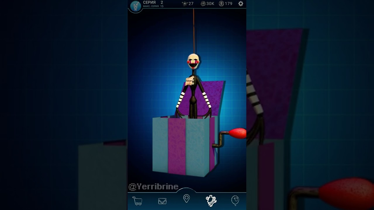 FNAF AR - Damaged Puppet - Jumpscare & Workshop Animation