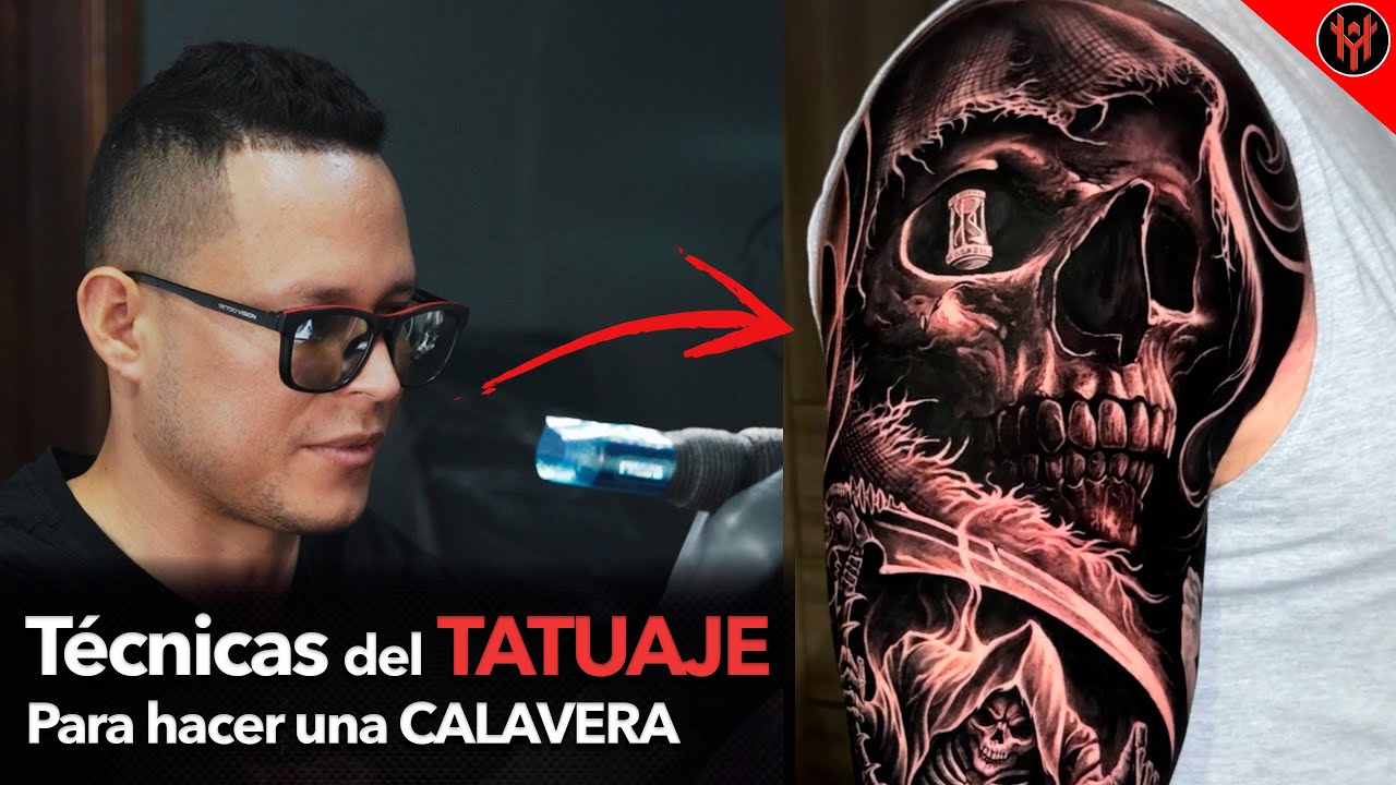 Técnicas del tatuaje para hacer una calavera realista
