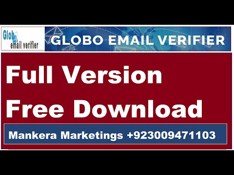 Globo Mail verifier Full Version - email validator tutorial: verify emails | Mankera Marketings |