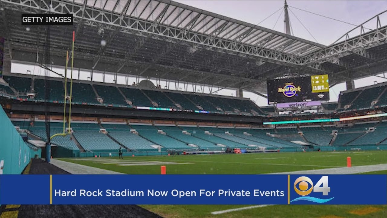 Want To Throw A Party Or Event At Hard Rock Stadium? Now You Can