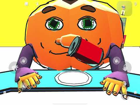Playing hungry tomato but in rec room