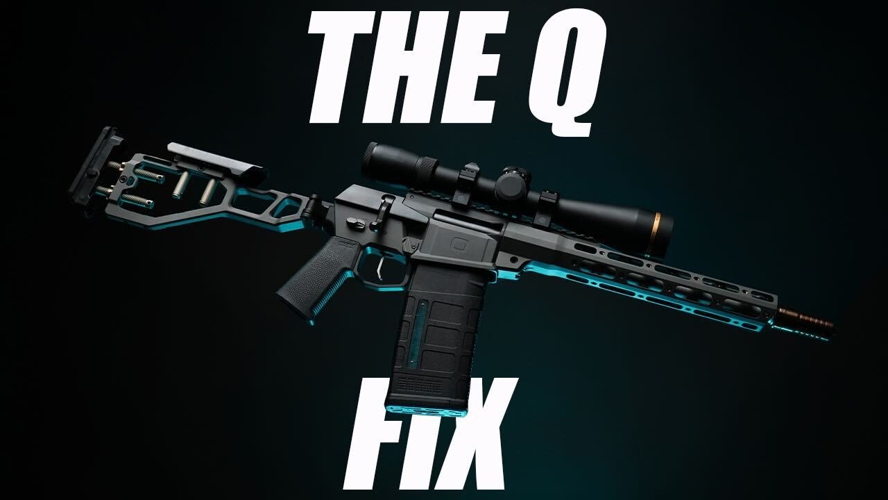 Q LLC FIX8616INRIFLEBLK The Fix 10+1 16" Tapered Threaded Barrel, Gray