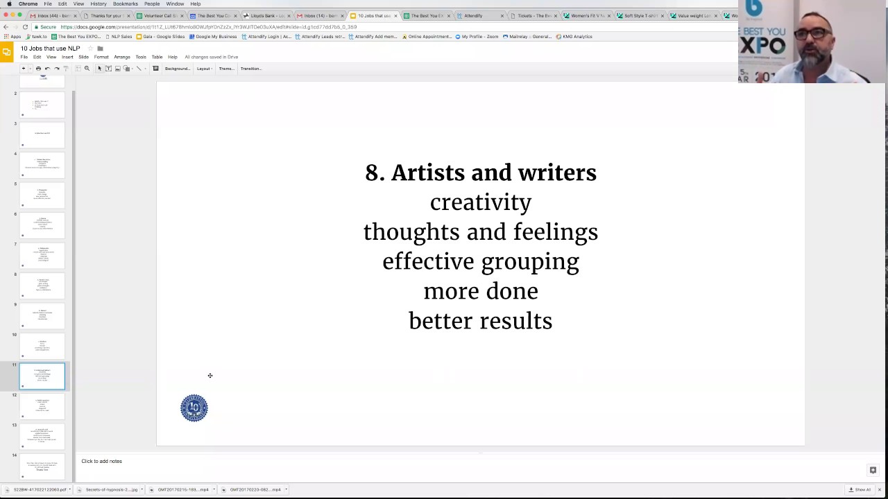 10 jobs that use NLP webinar.