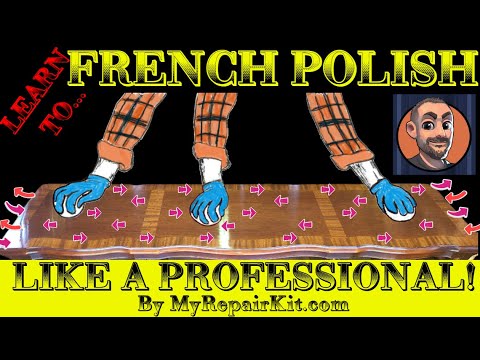 Professional French Polish Techniques for Furniture! By MyRepairKit.com