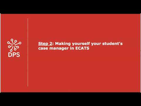 How to build your caseload in ECATS