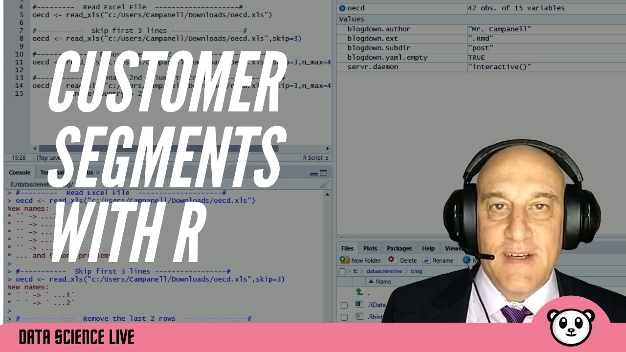 Data Science Live -   Customer segments with R