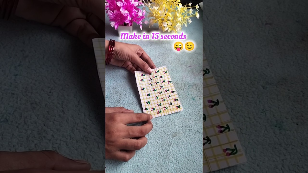 DIY Paper Gift Box 🎁!Easy To Make. #diy #craft #trending #shorts #short #easy #fyp #gift #box #viral