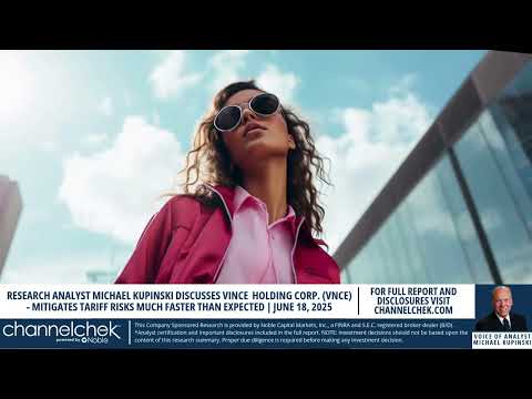 Research Analyst Michael Kupinski - Vince Holdings (VNCE)