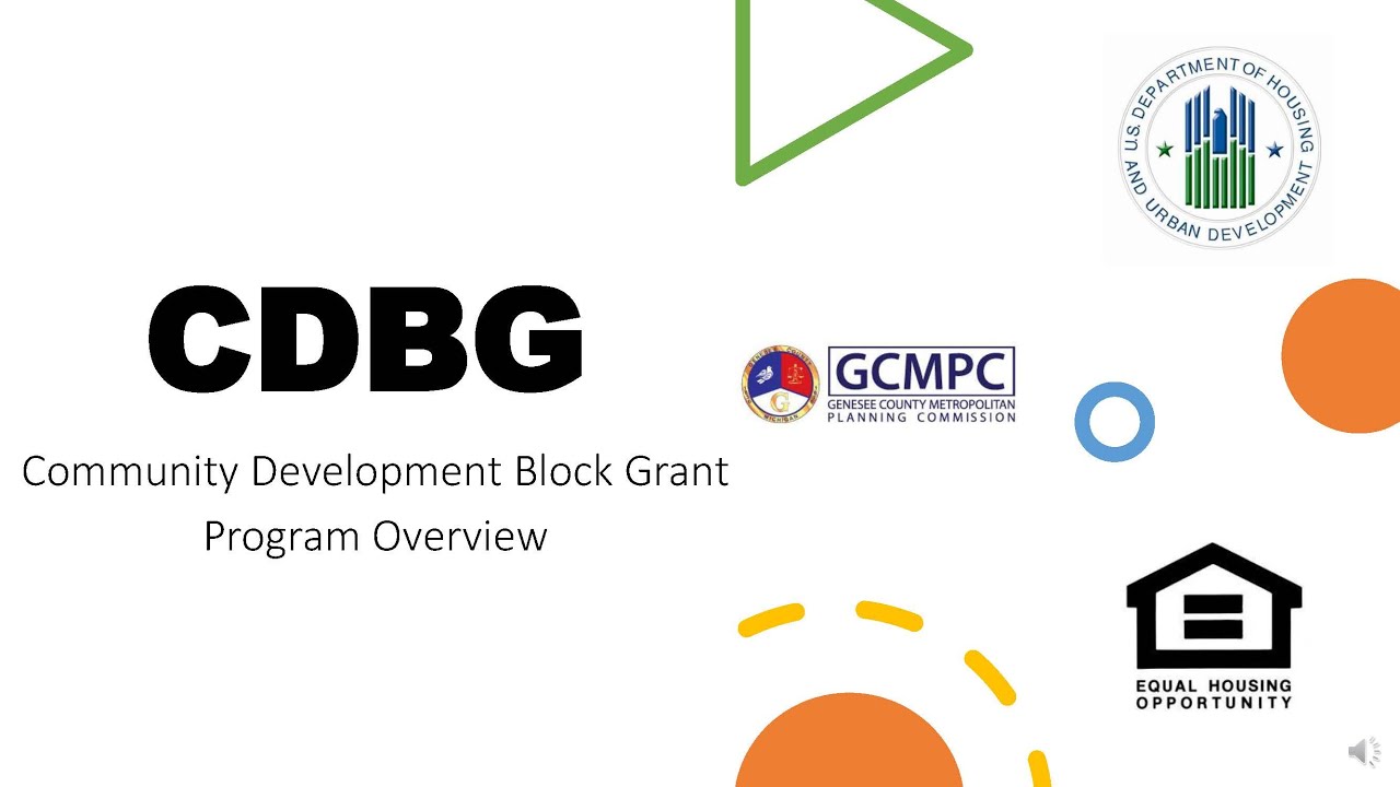 CDBG Program Overview