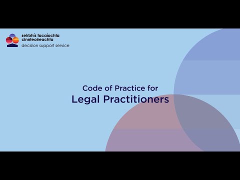 DSS Code of Practice: Legal Practitioners