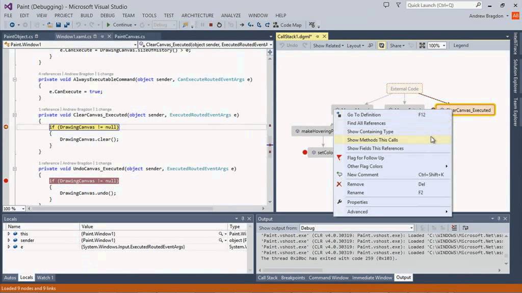 Visual Studio 2013 Launch ​Enhanced Debugging Using Code Map Debugger Integration