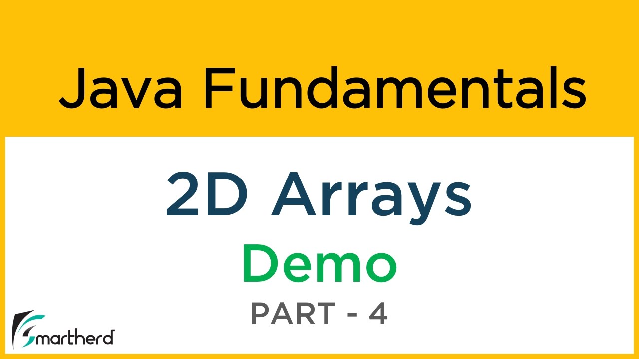 Java 2D ARRAYS Example. Java Tutorial for Beginners #6.4