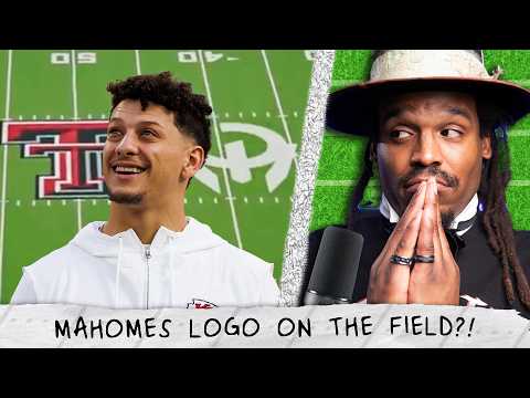 Texas Tech put Patrick Mahomes LOGO on their Field??