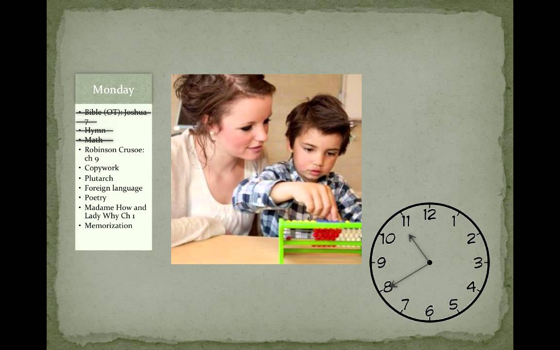 Charlotte Mason Scheduling Intro