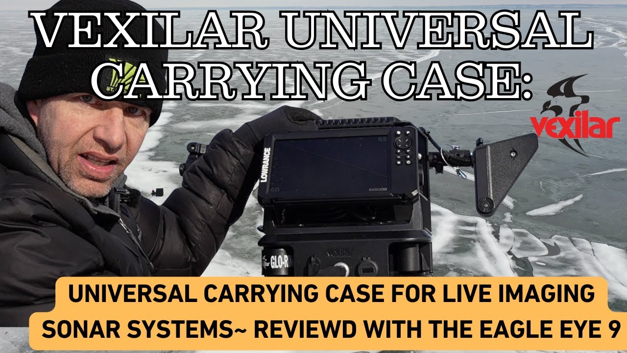 Vexilar Universal Carrying Case for Live Imaging Sonar Systems ~   Review with the Eagle Eye 9
