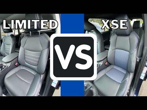 RAV4 HYBRID SEATS - LIMITED VS XSE SEAT MATERIAL & STYLE - RAV4 Limited VS RAV4 XSE