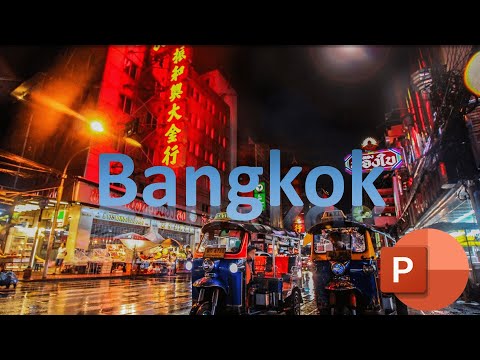 How to Create Power Point Presentation Template tutorial about Bangkok present template 167