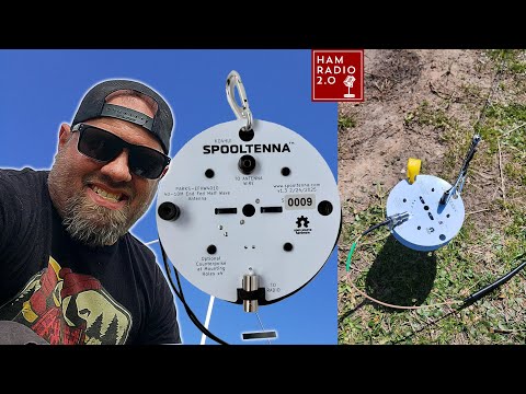 Spooltenna: Testing the NEWEST Ham Radio Antenna at a Park!