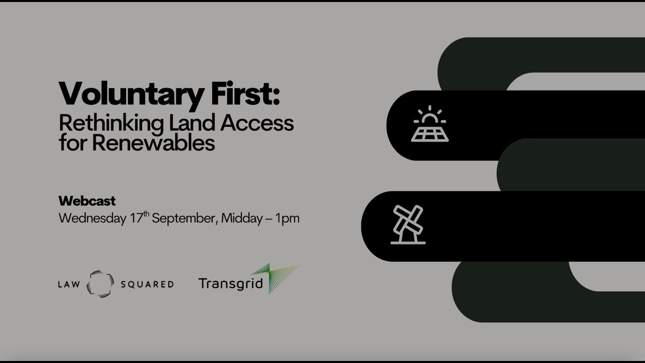 Webcast // Voluntary First: Rethinking Land Access for Renewables