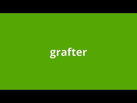 what is the meaning of grafter