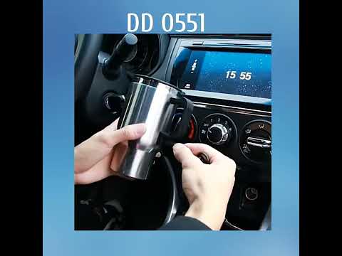 0551 -12V Car Charging Electric Kettle Mug (Silver)