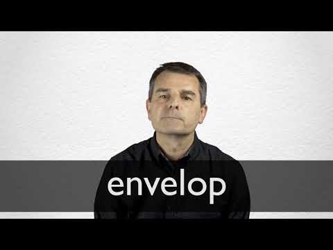 How to pronounce ENVELOP in British English
