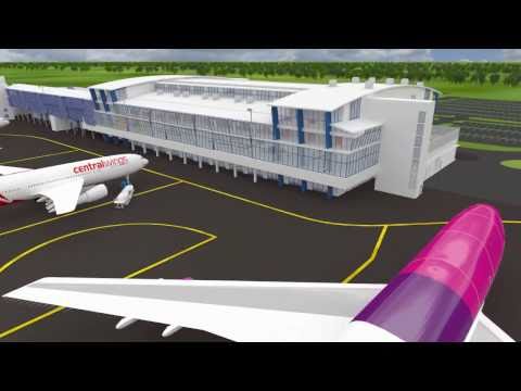 Pyrzowice airport movie