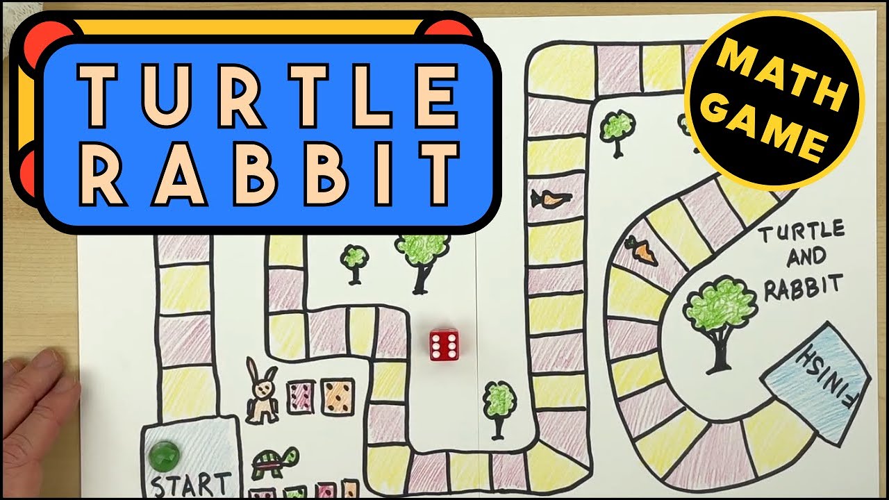 Math Game Number Game - Turtle Rabbit - Build a Game with Johnnie