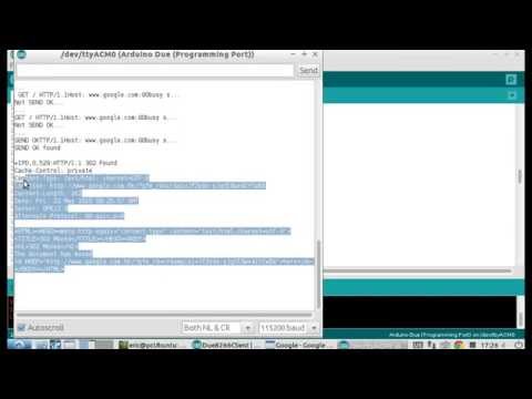 Arduino Due + ESP8266 as client, connect to website