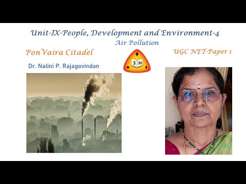 UGC-NET Paper-1 Unit-9 People, Development and Environment -4 -Air Pollution