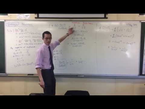 Quadratic Identities (4 of 4: Partial Fractions)