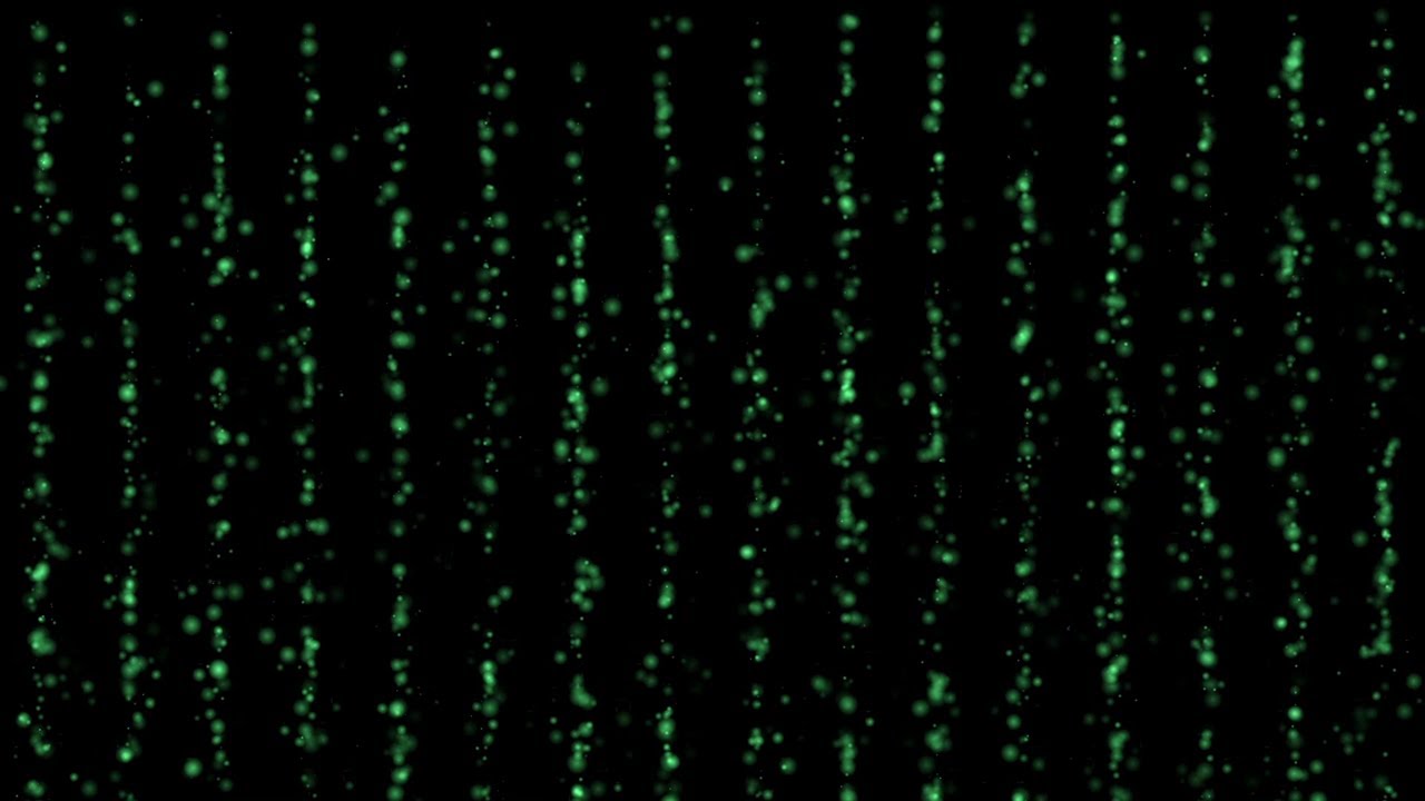Falling Green Particles Overlay Effect - Background Video Effects HD