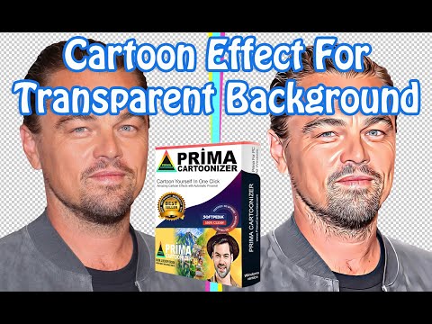 Cartoonize Any PNG Transparent Background with Prima Cartoonizer