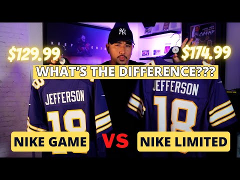 NIKE GAME JERSEY VS NIKE VAPOR FUSE LIMITED JERSEY 2023 | WHAT'S THE DIFFERENCE??? | NFL Jerseys |