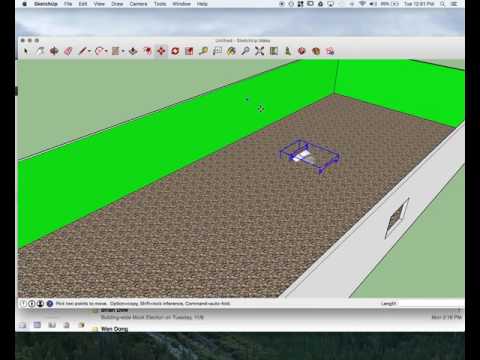 How to add furniture in Google Sketchup