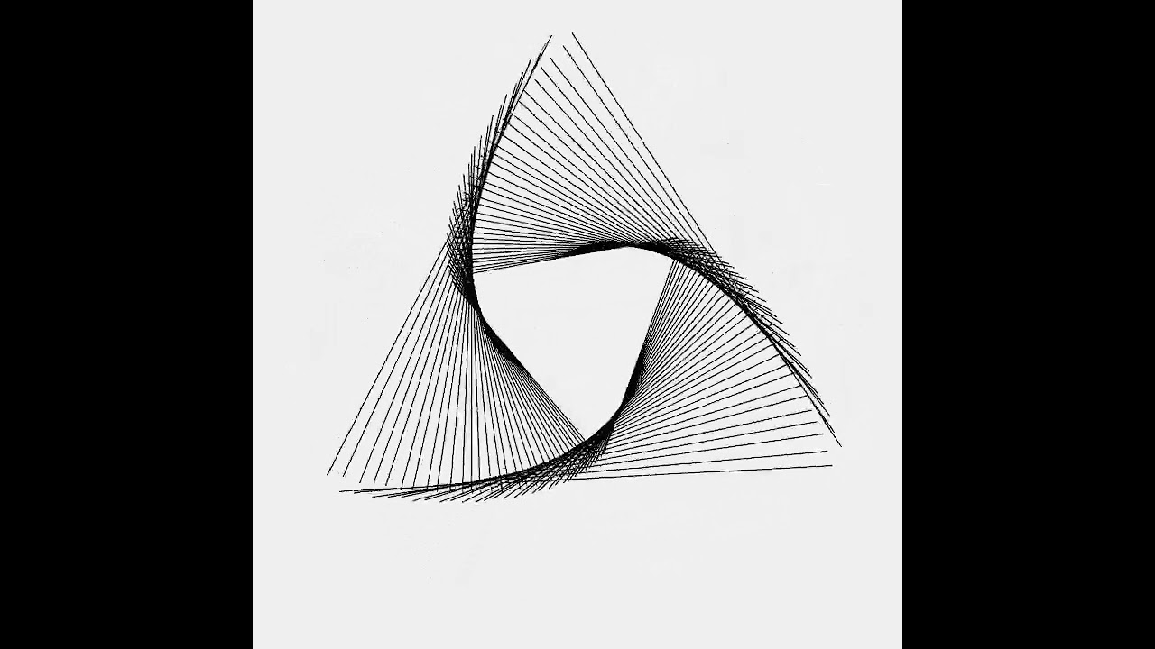 3 Lines. #openframeworks #creativecoding #programming