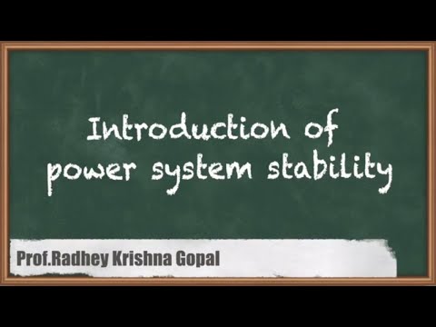 Introduction of Power System Stability - Power System Stability - GATE Power System Video ...