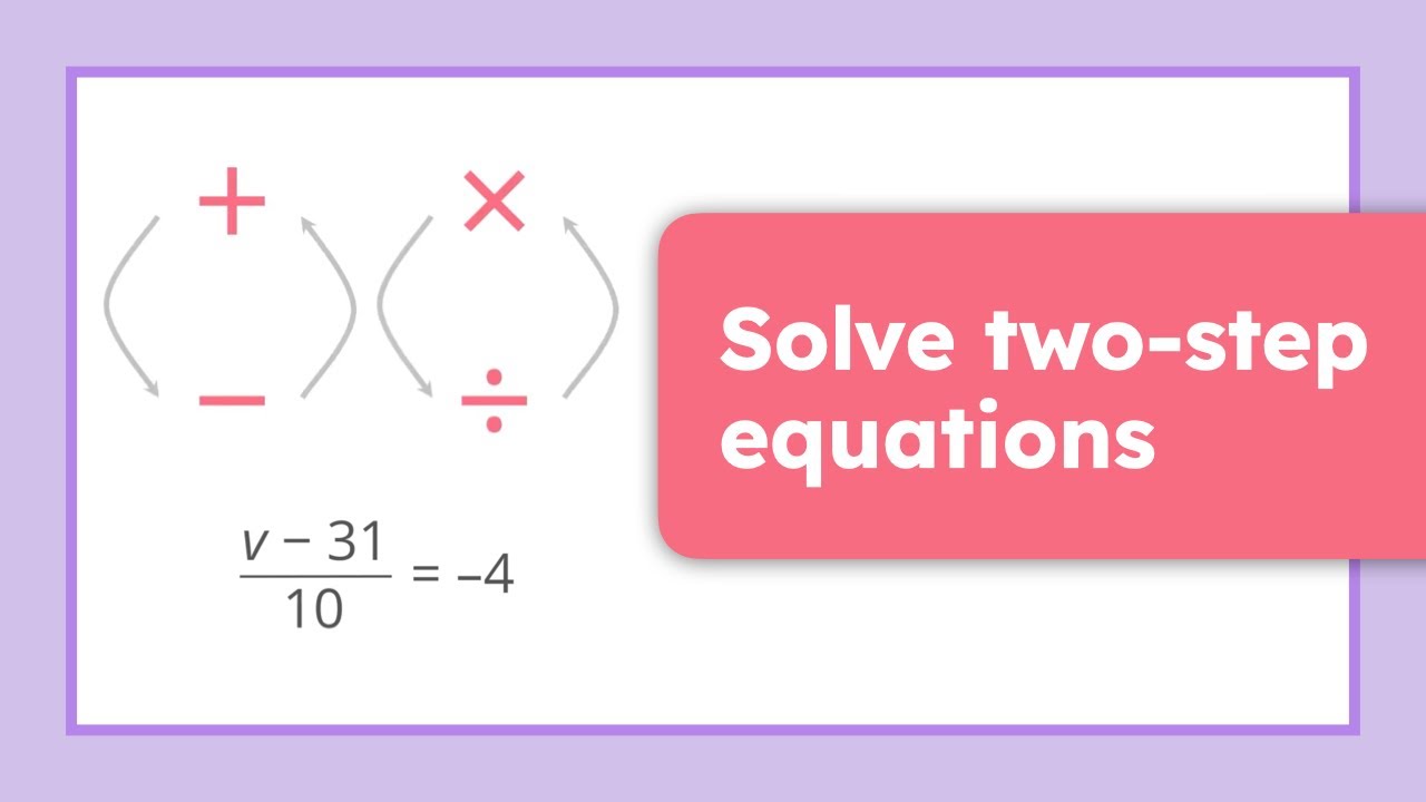 Solving Two Step Equations | 7th Grade Algebra | IXL Math