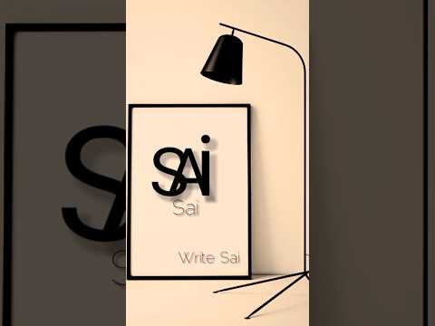 Sai name logo π₯ your comment name's π±#design #trending #viral #logo #shorts #shortvideo #short