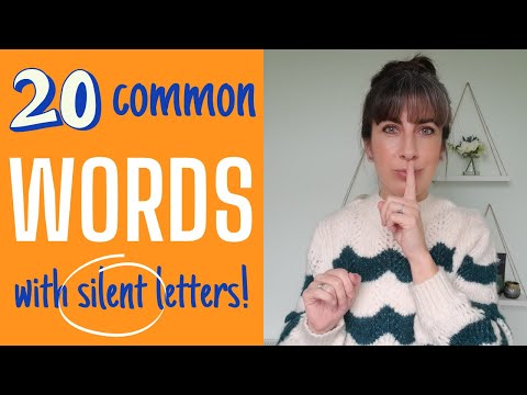 Silent letter words in English | High frequency examples