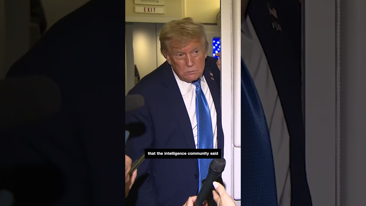 Trump disputes intel chief Tulsi Gabbard on Iran