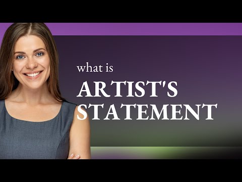 Understanding an Artist's Statement: Unveil the Story Behind the Art