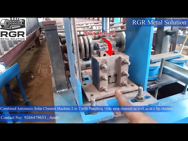 Roofing Sheet Making Machine - Uni Strut Channel(SOLAR) Roll Forming ...