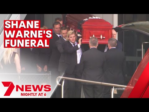 Shane Warne's private funeral | 7NEWS