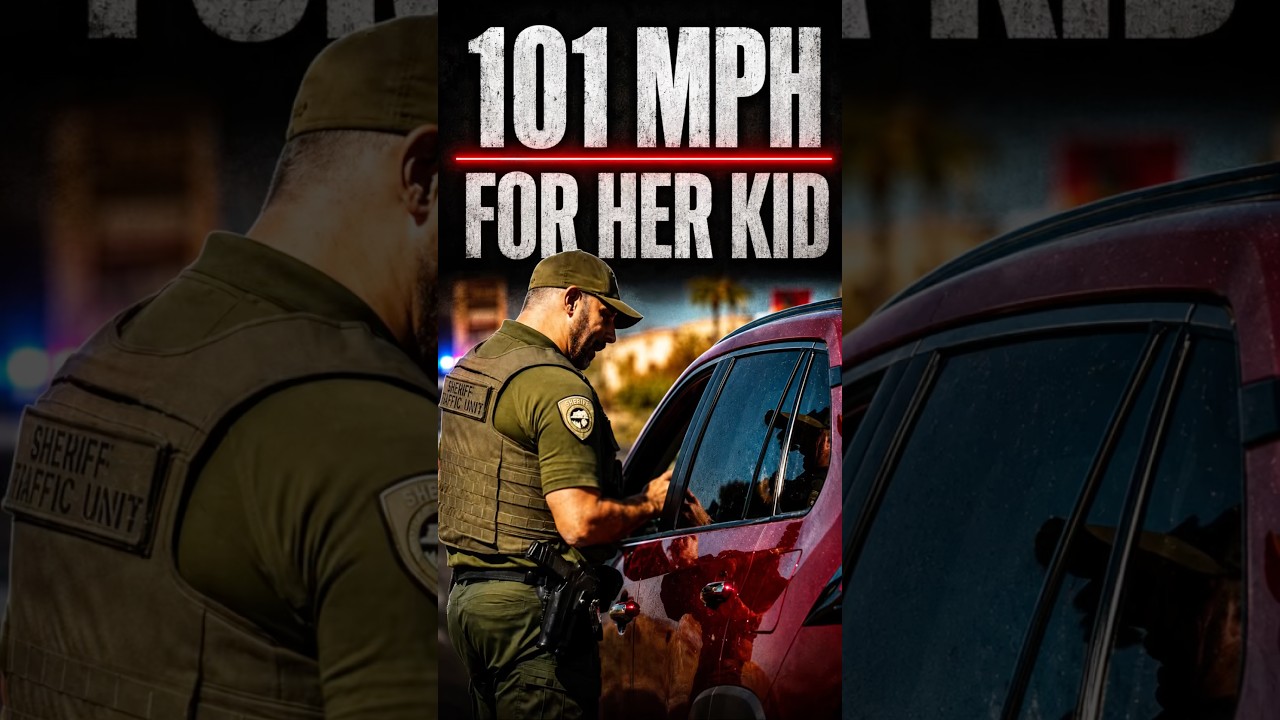Officer Stops Driver at 101 MPH While She Rushes to Pick Up Her Kid