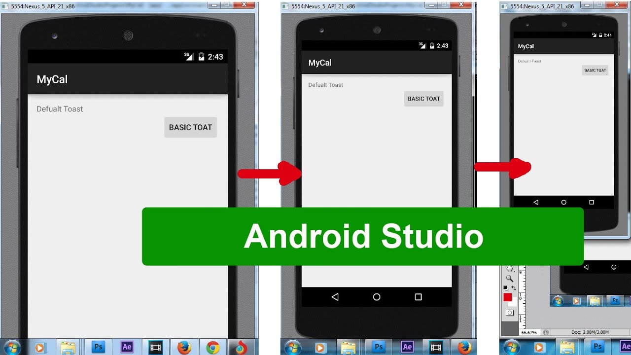 Android Studio | resize emulator screen