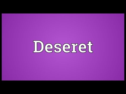 Deseret Meaning